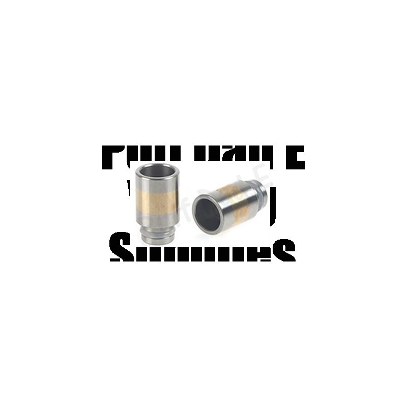 Stainless steel Wide bore drip tip with a choice of copper or brass ...