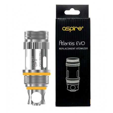 Aspire Atlantis Evo Replacement coils Available in singles of packs of ...